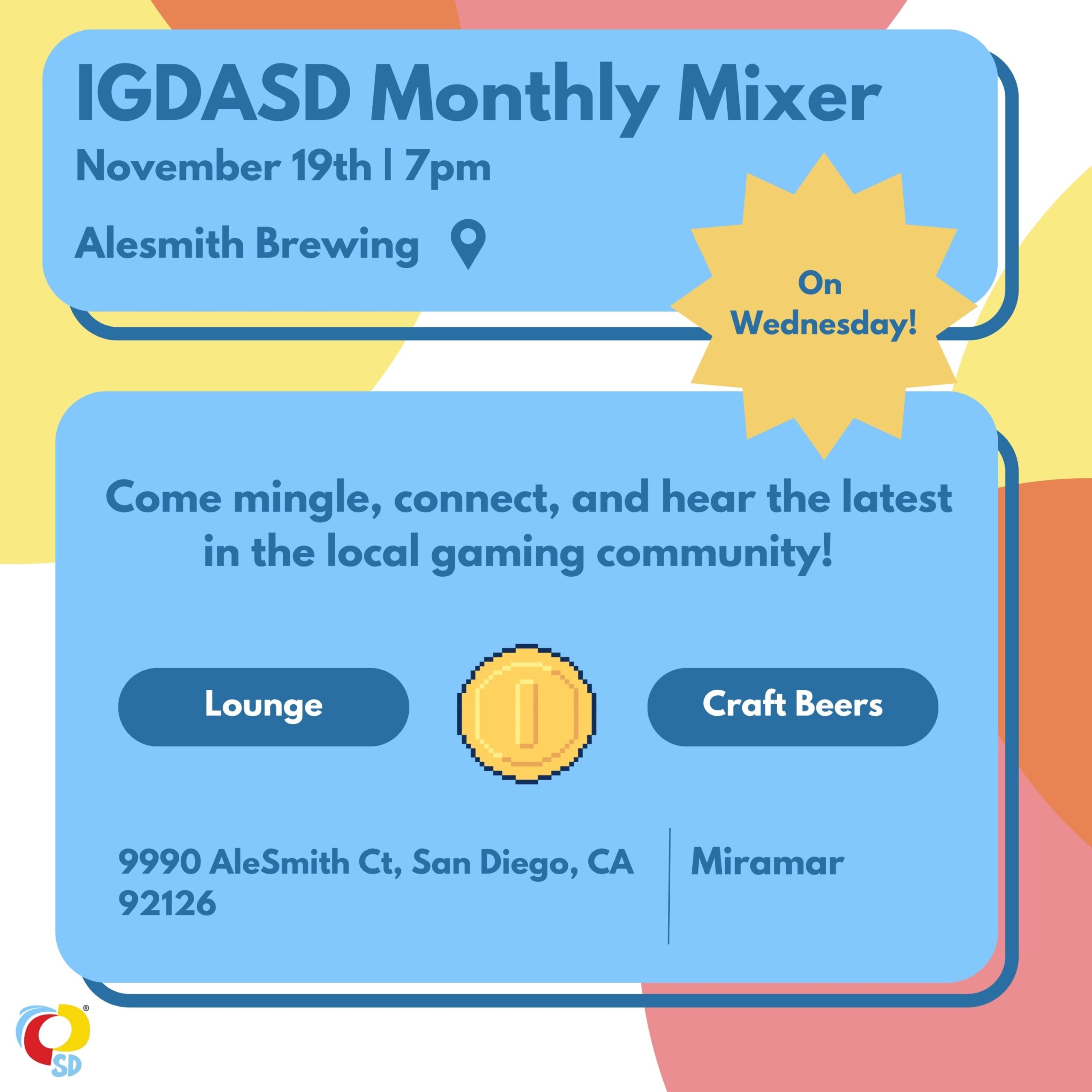 IGDA San Diego November Mixer - IGDA San Diego